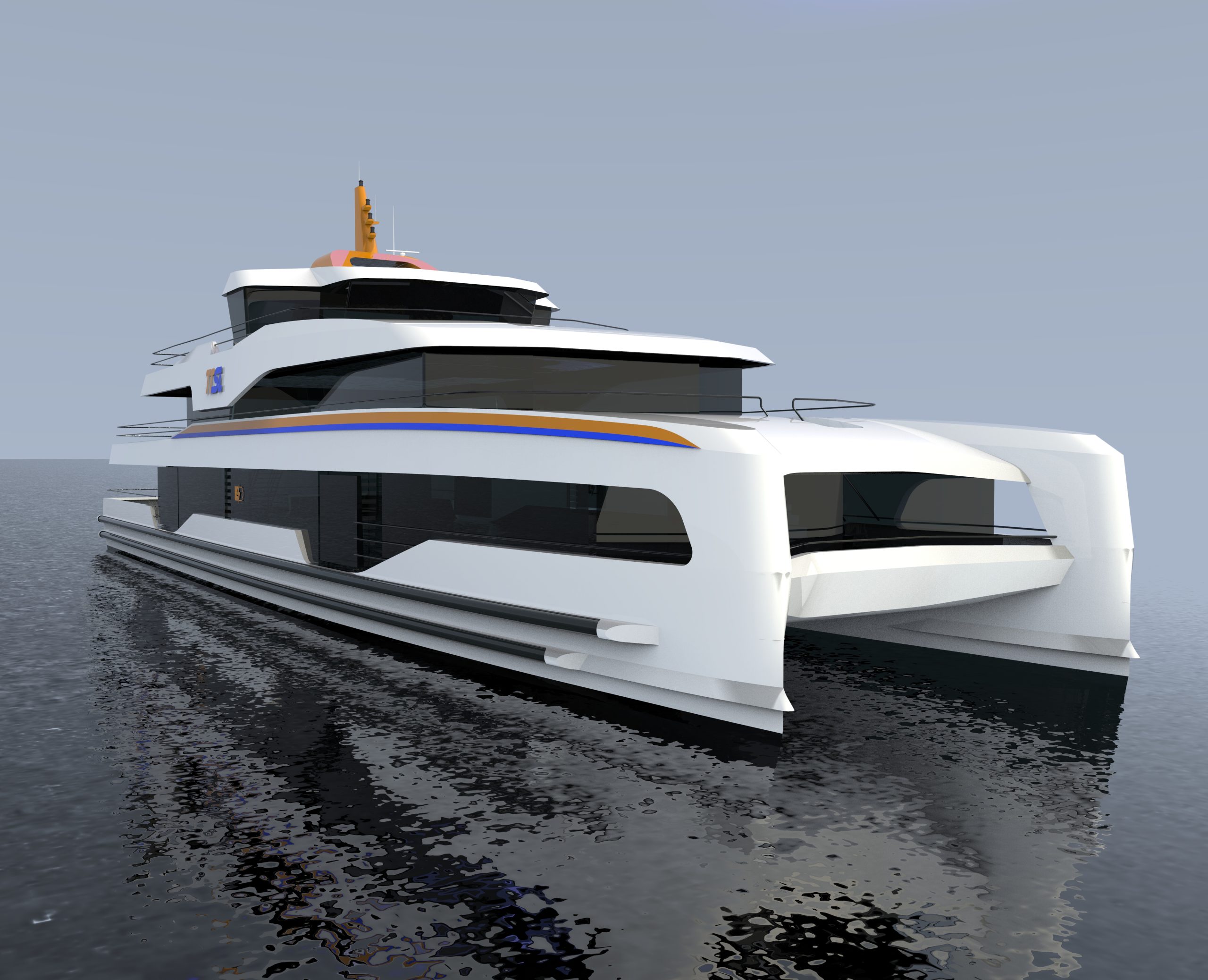 40m Catamaran - Rene van der Velden